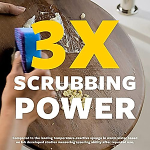Scotch-Brite Scrub Dots Advanced Non-Scratch Scrubbers, 6 Scrub Sponges