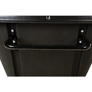 Vestil TDT-100-LD-BLACK Plastic Light Duty Tilt Truck 1 Cubic Yard 850 Lb. Capacity Black