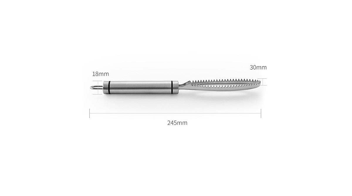 Efficient Fish Scale Removal Tool for Home & Chefs