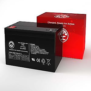 AJC Battery Compatible with Hoveround Teknique XHD 12V 75Ah Mobility Scooter Battery