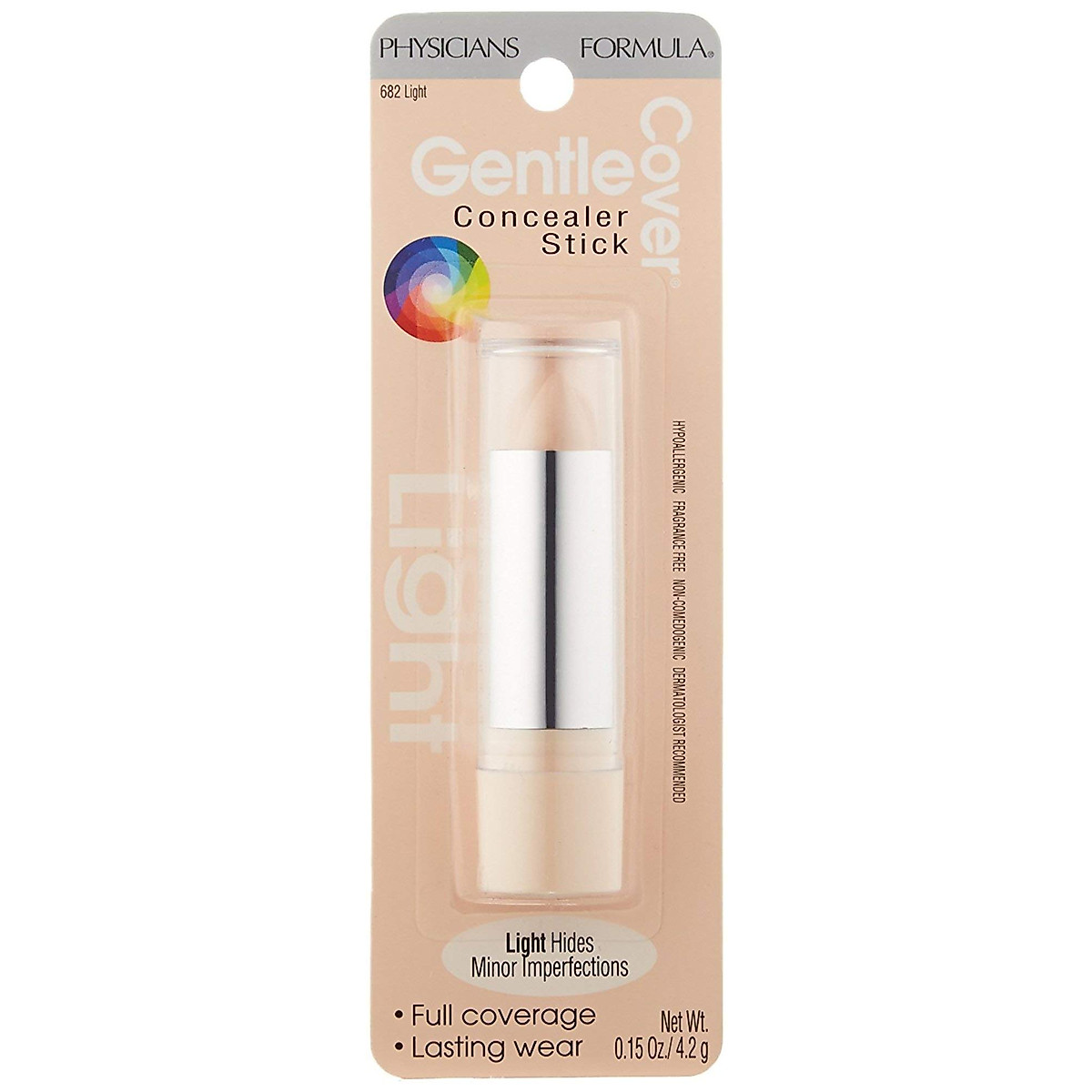 Physicians Formula Gentle Full Coverage Concealer, Light Cover Concealer Stick, Eyes, Face, Dermatologist Tested (Packaging May Vary)