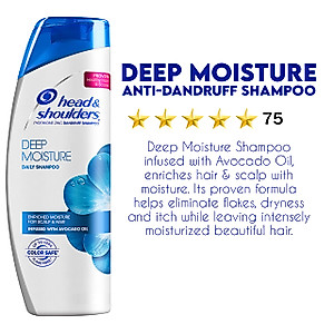 Head & Shoulders Deep Moisture Shampoo 12.8 fl oz, pack of 1