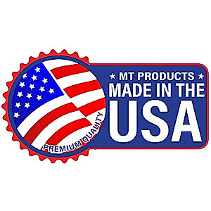 MT Products Clear Plastic Square Hinged Food Container, 5" Length x 5" Width x 2 1/8" Depth, Keep your Food Secure Shallow (40 Pieces) - Made in The USA