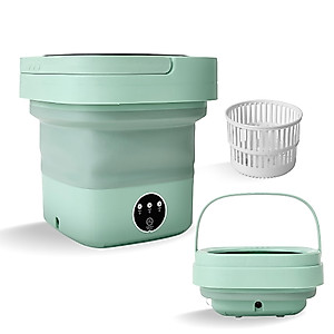 Mini Washer, Small Washer Machine, Mini Washer Machine, Portable Mini Washing Machine, Lavadora Pequeña, Small Laundry Machine, Small Washing Machine, Foldable, Collapsible, For Countertop, Camping
