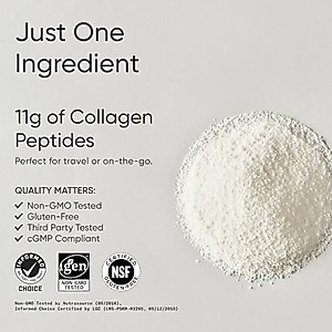 Sports Research® Collagen Peptides Packets (20 Count) - Hydrolyzed Type 1 & 3 Collagen Powder Protein Supplement for Healthy Skin, Nails, & Joints - Non-GMO & Gluten Free