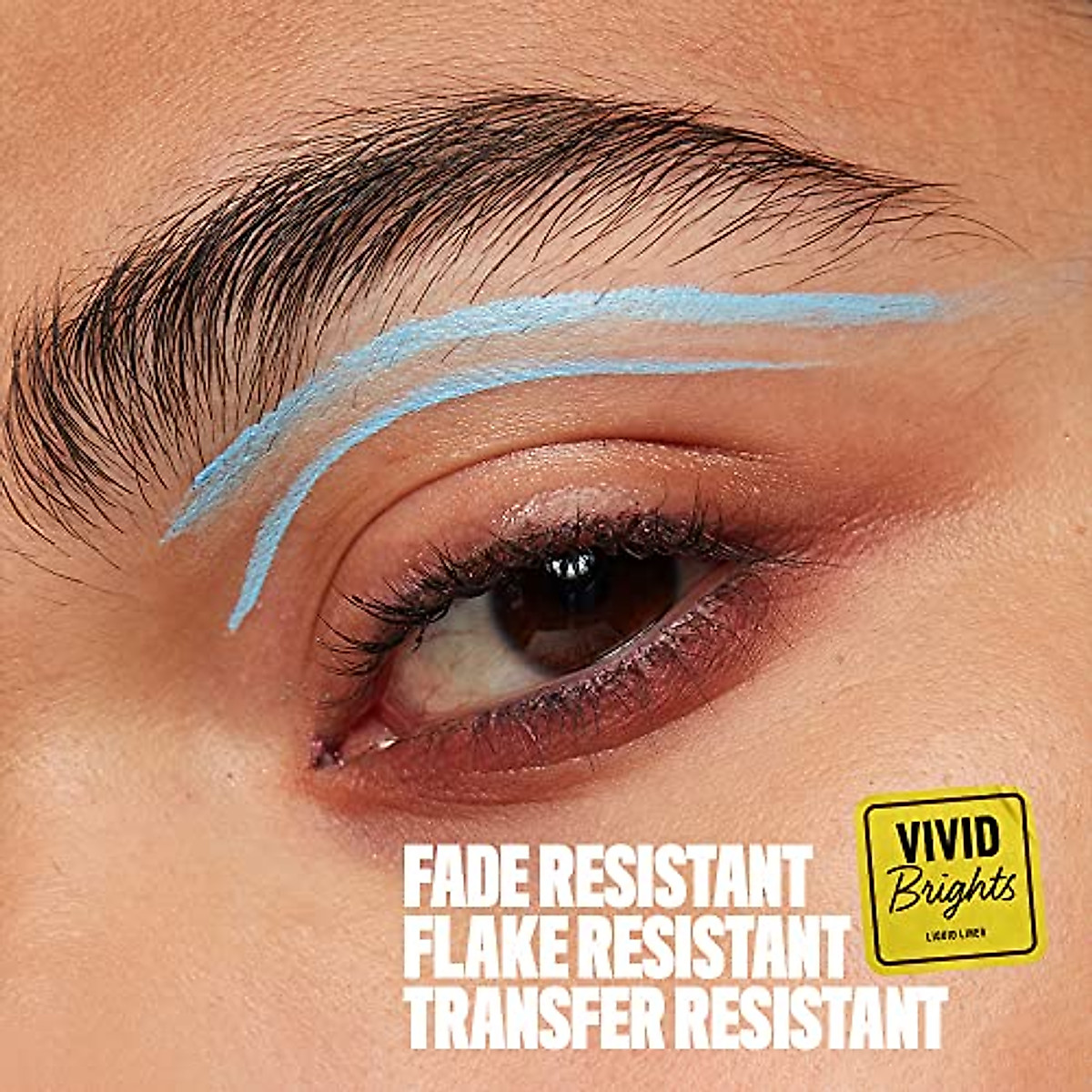 NYX PROFESSIONAL MAKEUP Vivid Brights Liquid Liner, Smear-Resistant Eyeliner with Precise Tip - Blue Thang