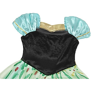 Xinfenglai Green Girls Cosplay Dance Dress Princess Costumes (3-4T)