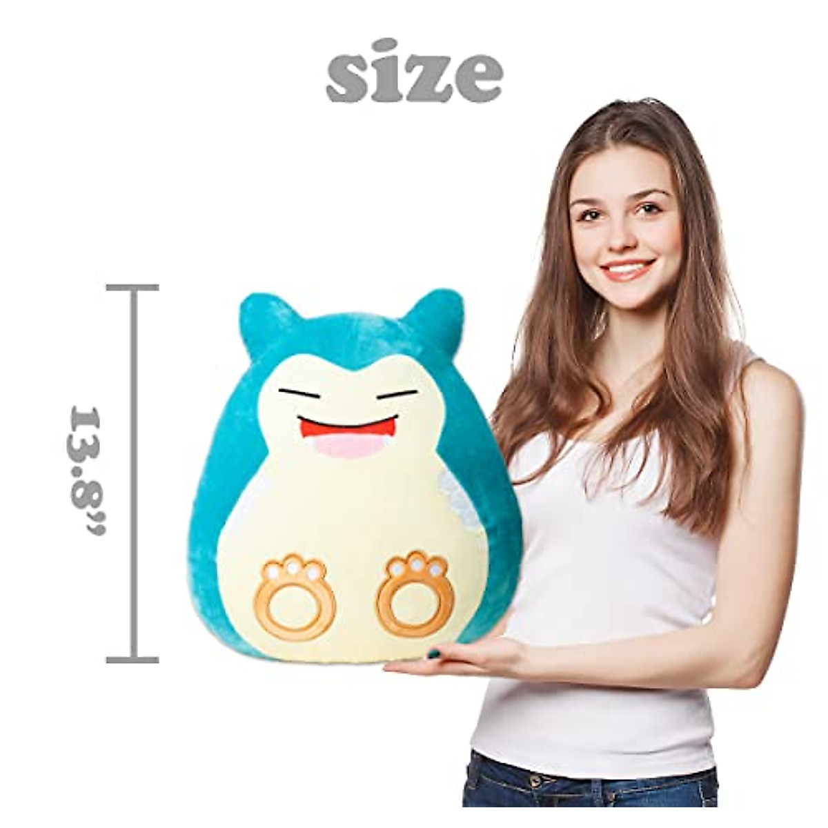 Ricky rain frog 13.8 inches Birthday Easter Party Themed Gift/Hug Sleeping Children Adult Fan Pillow, Christmas GiftPlush Super Soft Filled Plush Toy