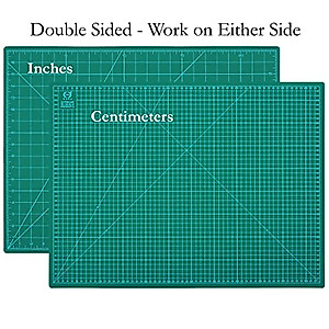 DAFA Professional 24" x 18" Self-Healing, Double-Sided Cutting Mat, Rotary Blade Compatible, (36x24), (24x18), (18x12), (12x9) Sizes, for Sewing, Quilting, Arts & Crafts