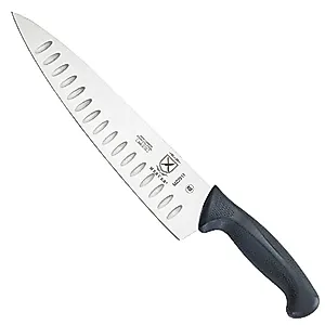 Mercer Culinary M22611 Millennia Black Handle, 10-Inch Granton Edge, Chef's Knife