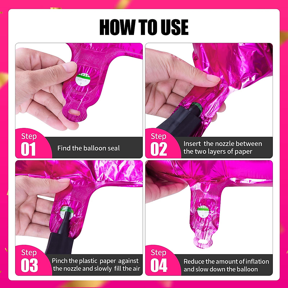 40 Inch Hot Pink 46 Balloon Number, Happy 46th or 64th Birthday Prom Balloons Decoraions for Men Women Big Gaint Foil Mylar 64 pink Big Numbers Balloons Wedding Anniversary