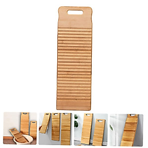 Healeved Washboard Clothes Wringer Washing Clothes Board Wash Board Hand Washing Family Laundry Wringer Naptha Underwear Tabla Clothing Diapers Washing Board Laundry Board Portable Wooden