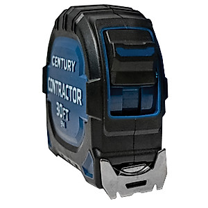 Century Drill & Tool 72843 Contractor Fractional/Metric Tape Measure, 30-Foot