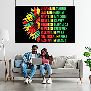 Juneteenth Photo Booth Backdrop Black History Month African American National Holiday Party Decoration Afro February Festival Photography Background Decor