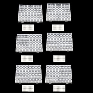 Transparent Diamond Painting Storage Container for Small Jewelry Beads Rhinestones Storage, Plastic Organizers