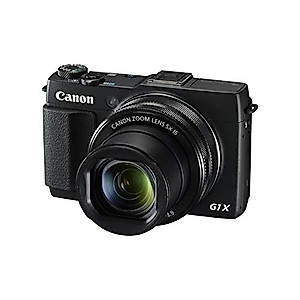 Canon Cameras Genuine PS G1 X Mark II 12.8MP Black - International Version (No Warranty)