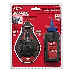 Milwaukee Electric Tool 48-22-3982 100 Ft. Bold Line Chalk Reel and Refill