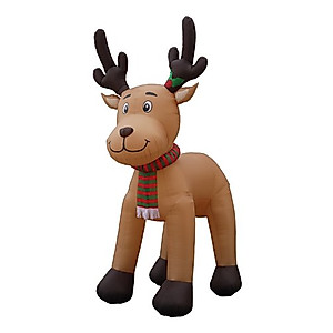 Jumbo 15 Foot Christmas Inflatable Reindeer Decoration