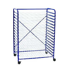 Colorations - MOBRACK Mobile Art Drying Rack for Home or Classroom Use, Keep Artwork Protected While Drying, Space Saving Rack, 36 1/2 Inches High x 26 1/2 Inches Wide x 17 1/2 Inches Deep