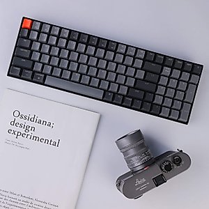 Keychron K4 96% Layout 100 Keys Wireless Bluetooth 5.1/Wired USB Mechanical Gaming Keyboard with Gateron G Pro Brown Switch RGB Backlight N-Key Rollover for Mac Windows PC-Version 2