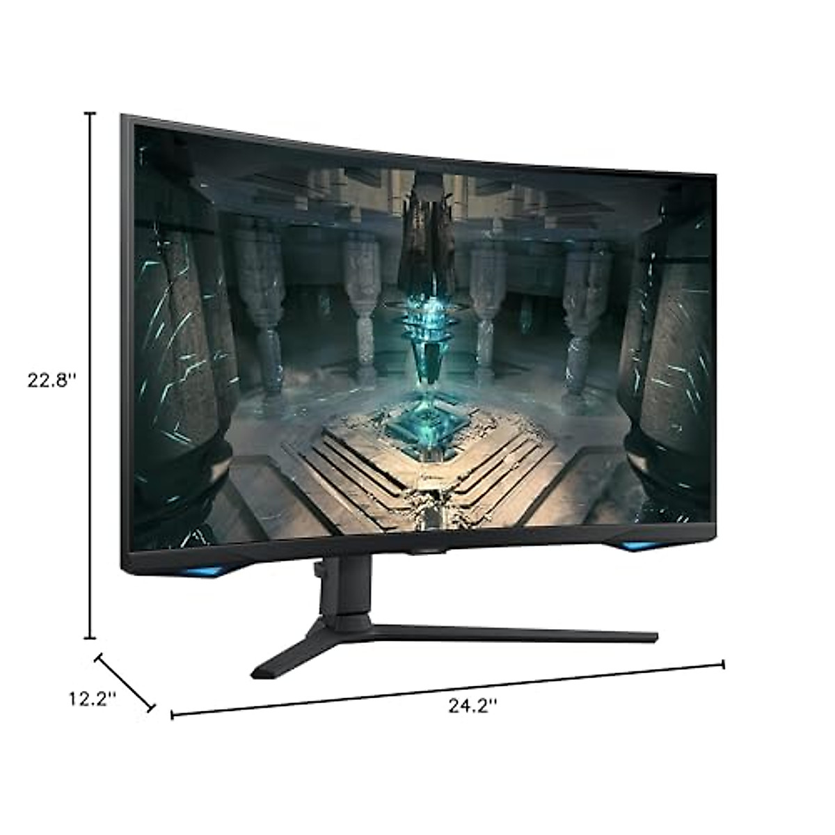 SAMSUNG 27" Odyssey G65B QHD 240Hz 1ms (GTG) HDR 600 Gaming Hub 1000R Curved Gaming Monitor