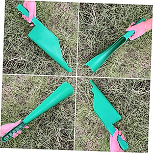 OATIPHO 2pcs Drain Cleaning Spoon Household Cleaning Tools Metal Pooper Scooper Home Tools Gutter Cleaning Tools Gutterwand Scoop Heat Tape for Roof and Gutters Gutter Leaf Cleaning Scoop