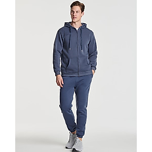 3 Pack: Men’s Fleece Mens Hoodie Long Sleeve Full Zip Up Hoodies for Men Windbreaker Jacket Sweatshirt Workout Running Sports Casual Outdoor Hiking Performance Active Gym Athletic Pullover Set 1, XXL