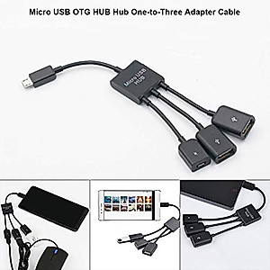 3 in 1 USB OTG Cable Adapter Micro USB Hub USB OTG Adapter for Smartphone PC Laptop Computer HUB Adapter