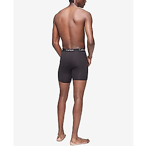 Calvin Klein Men's Ultra Soft Modern Modal Boxer Brief, 3 Black, M