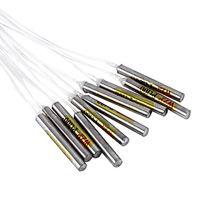 10Pcs PT100 Platinum Resister Temperature Sensor Waterproof Probe©20¡æ to 250¡æ