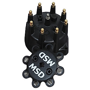 MSD Ignition 84313 Black Small Distributor Cap