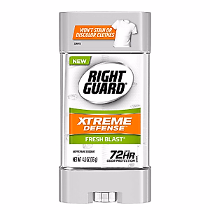 RGX Defense 5 Antiperspirant Gel, Fresh Blast, 4 Ounces Packaging May Vary