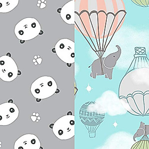 The Honest Company Clean Conscious Diapers | Plant-Based, Sustainable | Above It All + Pandas | Club Box, Size Newborn, 76 Count