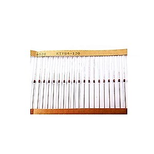 Taidacent 10 Pcs KTY84-130 Silicon PTC Temperature Thermistor Sensor Linear PTC Thermistor Used in Motor Servo KTY84 Silicon Temperature Sensors