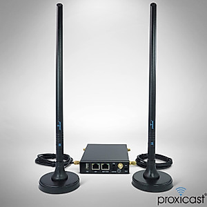 Proxicast 5-8 dBi 4G/5G External Magnetic High Gain Cell Antenna Compatible with Cisco, Cradlepoint, Netgear, Pepwave, MoFi, Digi, Sierra and Other Routers & Modems with SMA Connectors ANT-006-SMA-2PK