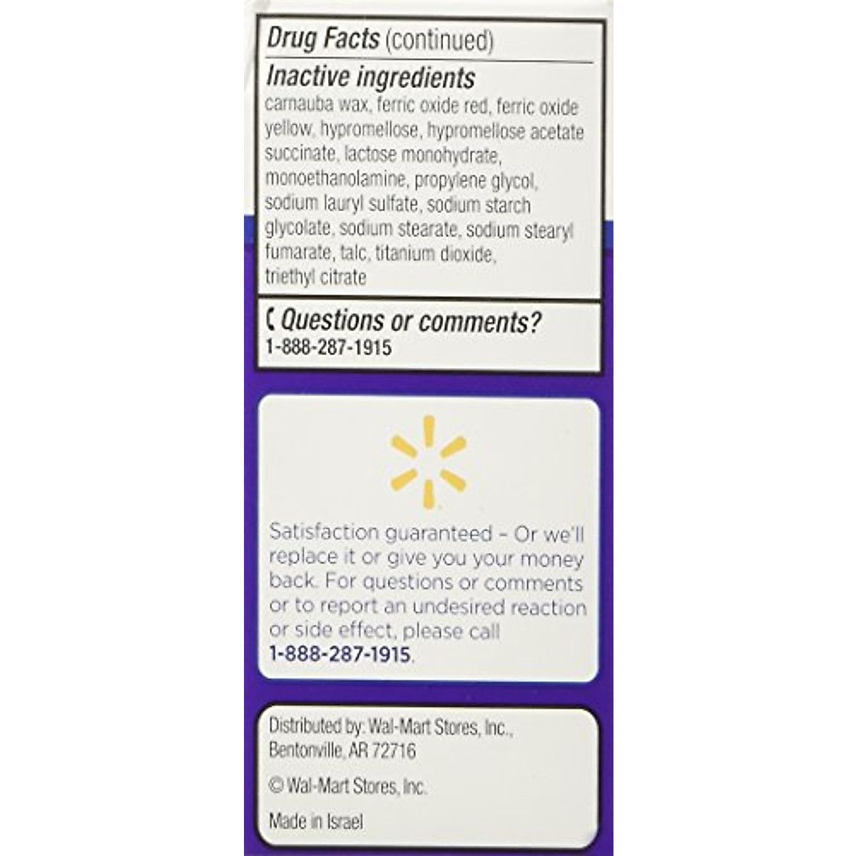 Equate Omeprazole 20 Milligram, Acid Reducer, Delayed Release, 42 Tablets