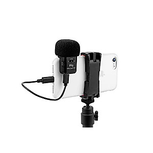 IK Multimedia iRig Mic Cast HD compact dual-capsule vocal condenser microphone with front, rear, bi-directional recording ad 24-bit, 96 kHz sound, for iPhone, iPad, Android and all popular apps