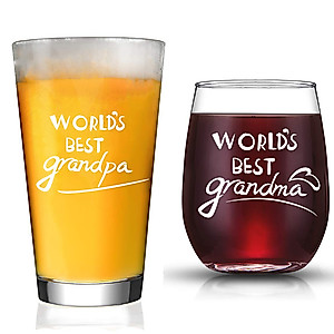 JERIO Grandparents Gifts New Grandparents Pregnancy Announcement Grandparents Day for Grandparents,Mothers Day,Christmas Gifts for Grandparents Gifts