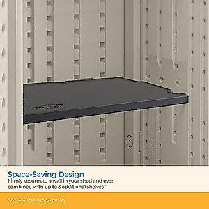 Suncast BMSASHELFV1 Shed Shelf Kit, Black