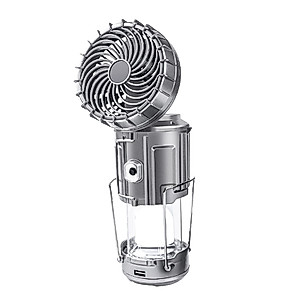 Camping Lantern 6 in 1 USB Light with Fan, Solar Outdoor Lights for Fishing, Home, Rechargeable Light, Camping Accessories Prepper Gear and Supplies Camping Essentials Cool Things