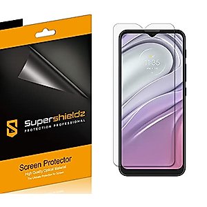 (6 Pack) Supershieldz Designed for Motorola Moto G Pure Screen Protector, High Definition Clear Shield (PET)