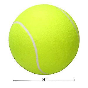 Rhode Island Novelty 8" Jumbo Tennis Ball, 1 Piece per Order