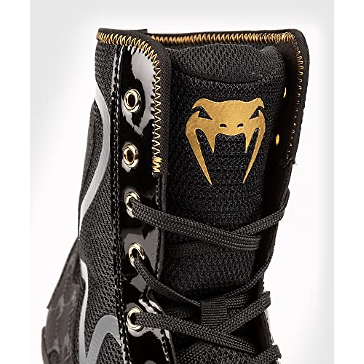 VENUM Elite Evo Monogram Boxing Shoes - Black