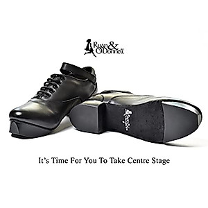 RYAN AND ODONNELL Deluxe Irish Hard Shoe (us_Footwear_Size_System, Adult, Women, Numeric, Medium, Numeric_5_Point_5) Black
