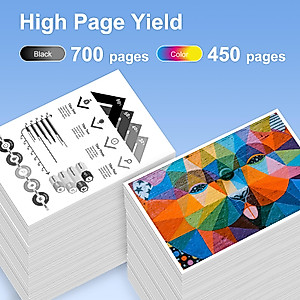 myCartridge SUPRINT 64XL Ink Cartridge Combo Pack Remanufactured Ink Cartridge Replacement for HP 64 XL 64XL for Envy 7855 7155 7858 5542 6255 7800 6232 6252 Printer Black Color (2 Pack) 64 Ink