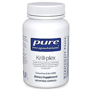 Pure Encapsulations Krill-Plex | Supports Menstrual Comfort, Heart Health, Joint Support, Cognitive Function and Skin Health | 120 Softgel Capsules