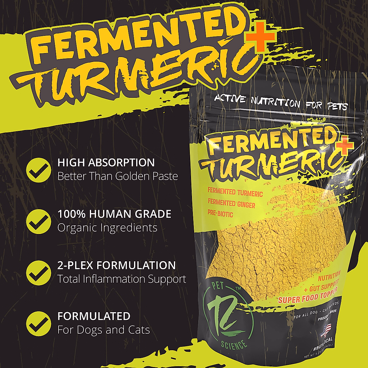 Rogue Pet Science Turmeric Plus Bundle with Pumpkin Pro Supplements for Dogs