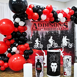 RUBFAC 120pcs Black Balloons 12 Inches Latex Balloons, Matte Black Balloons for Birthday Baby Shower Graduation Anniversary Wedding Party Supplies Garland Arch Decoration