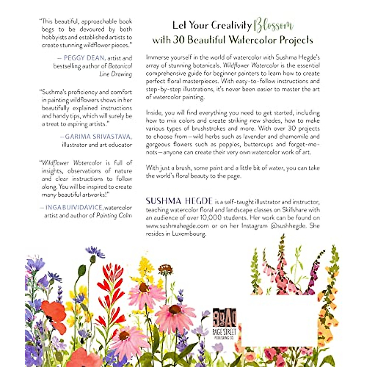 Wildflower Watercolor: The Beginner’s Guide to Painting Beautiful Florals