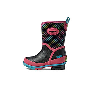 Western Chief Girl's Cold Rated Neoprene Boots (Toddler/Little Kid/Big Kid) Rainbow Wave 2 Little Kid M